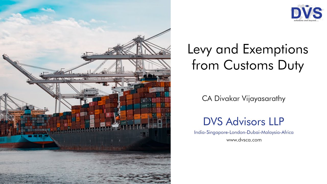 Levy And Exemptions From Customs Duty YouTube Levy And Exemptions From Customs Duty YouTube