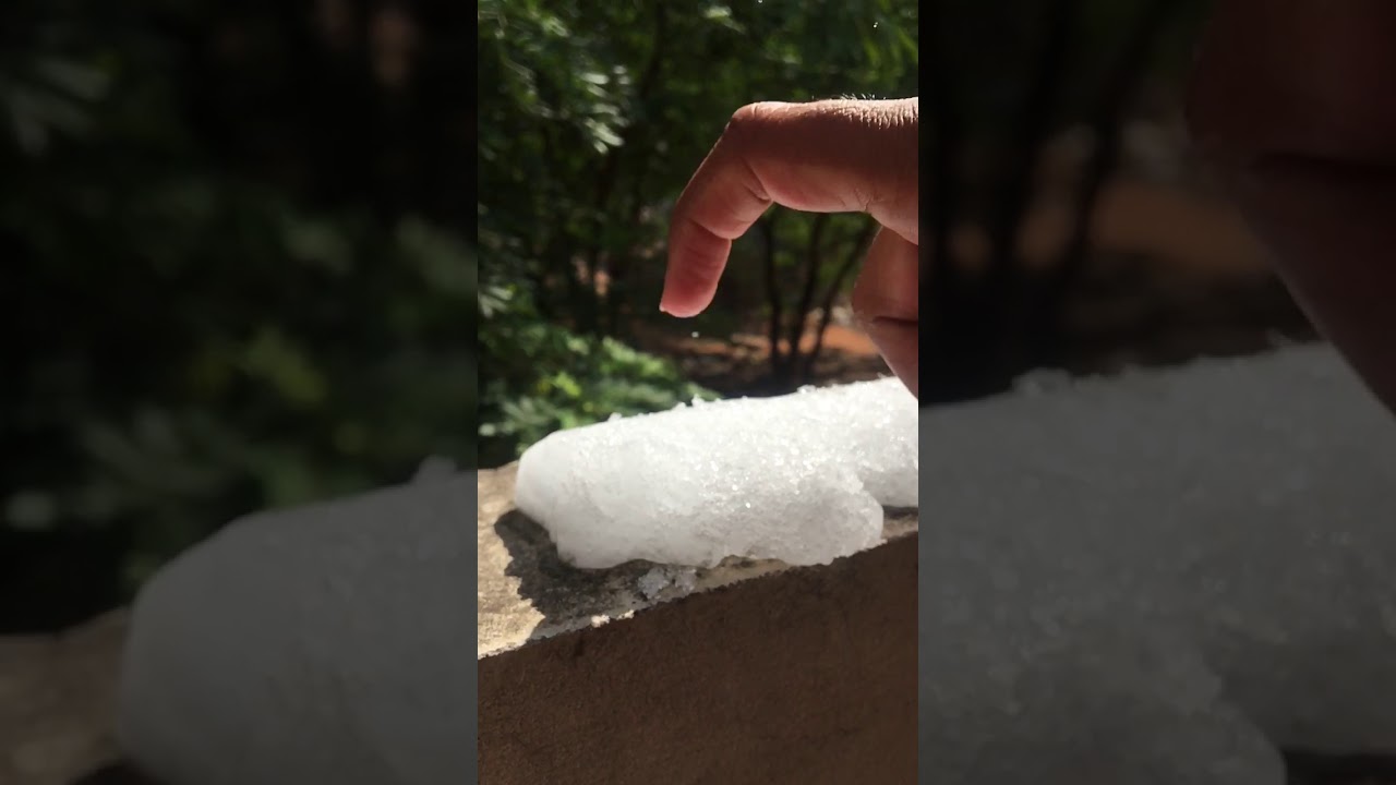 Chipping Ice with Fingers ( Slow Motion ) - YouTube