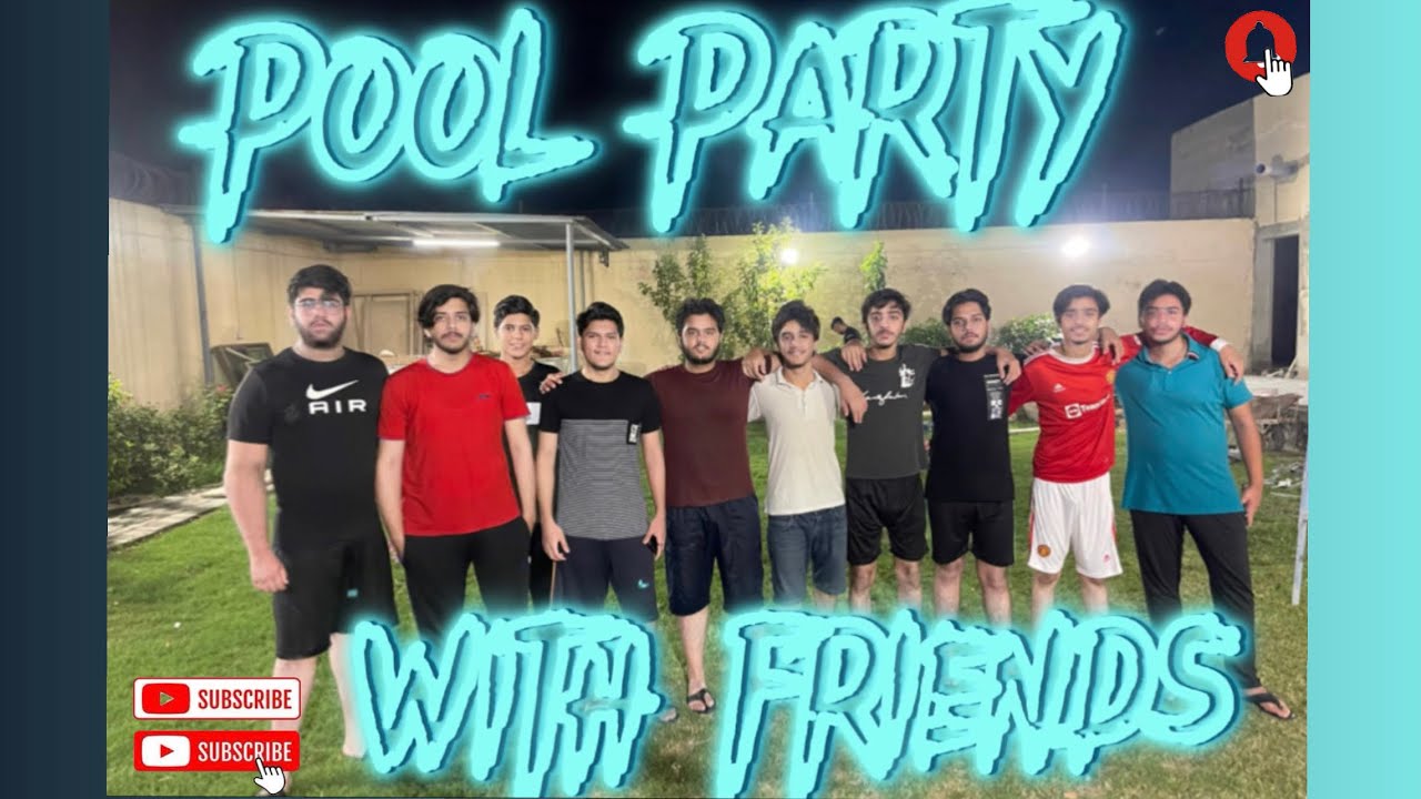 AAA GANG| POOL PARTY | meet up with old school friends 🔥 - YouTube