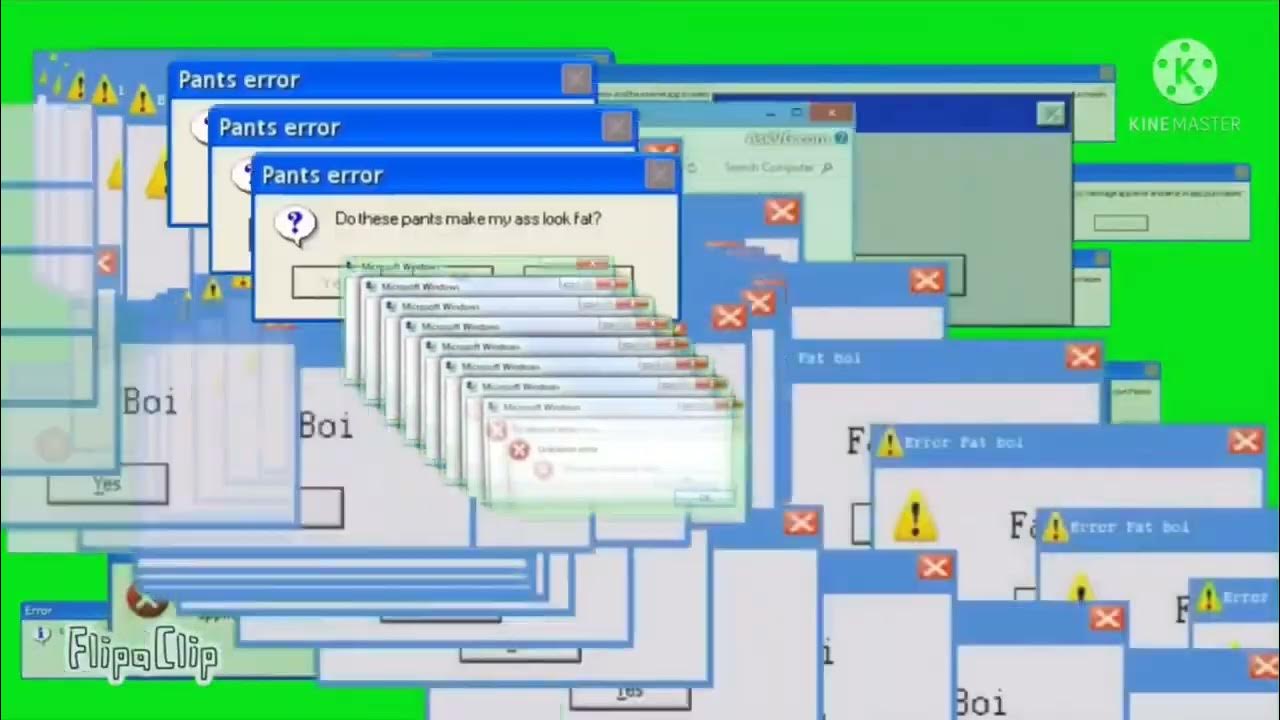 windows error green screen virus - YouTube