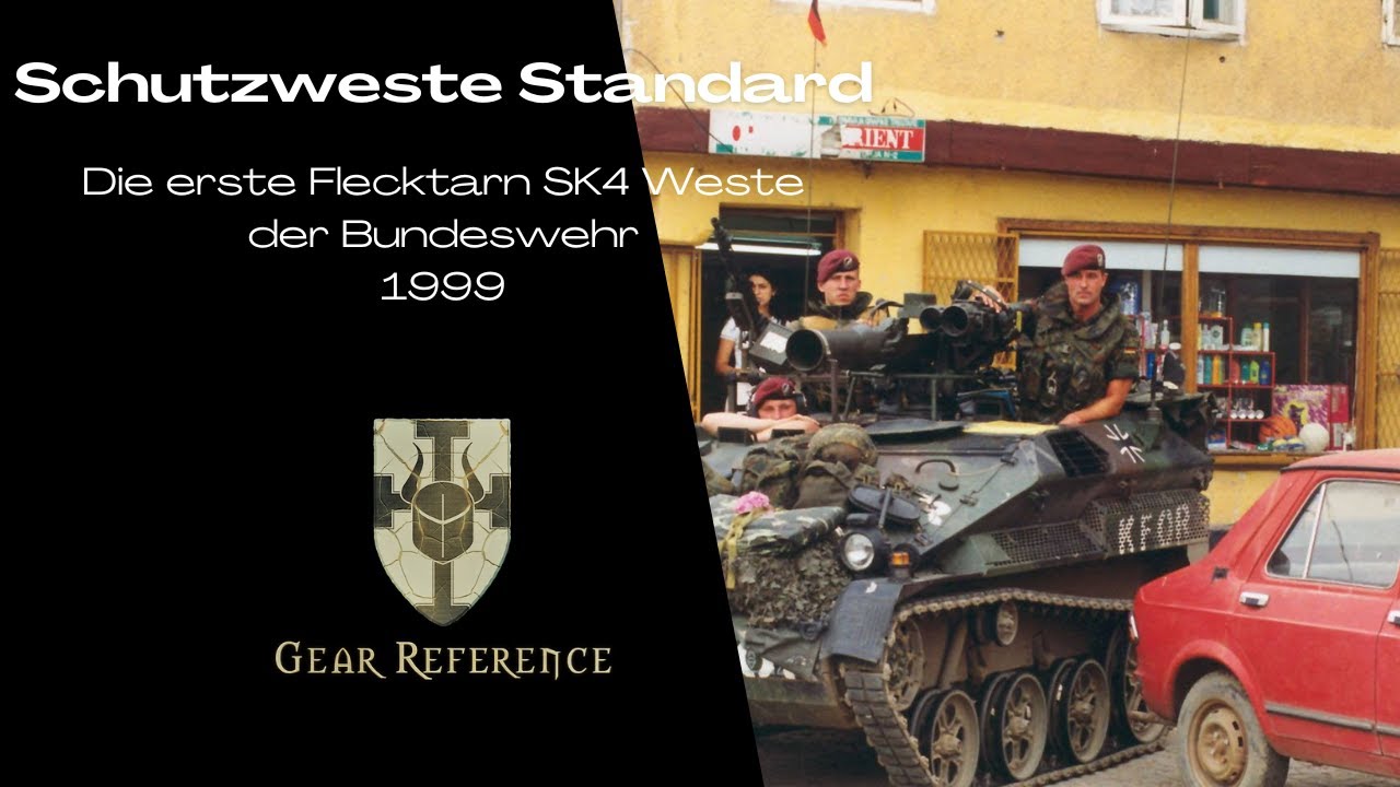 🇩🇪 Bundeswehr Schutzweste Standard | Die erste Flecktarn SK4 Weste im ...
