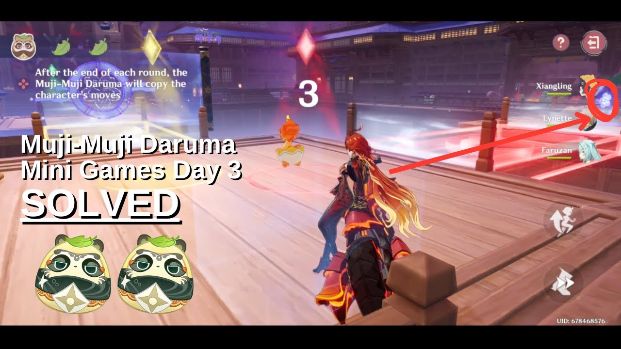 Bunshin Phantasm: Muji-Muji Daruma Mini Puzzle Game Day 3 is SOLVED ...