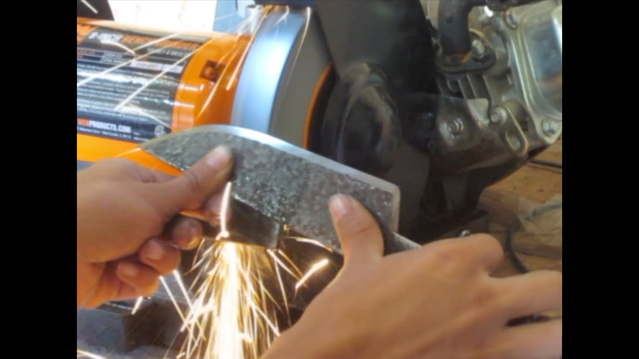 Making a knife with all the wrong tools Pt.2 - YouTube