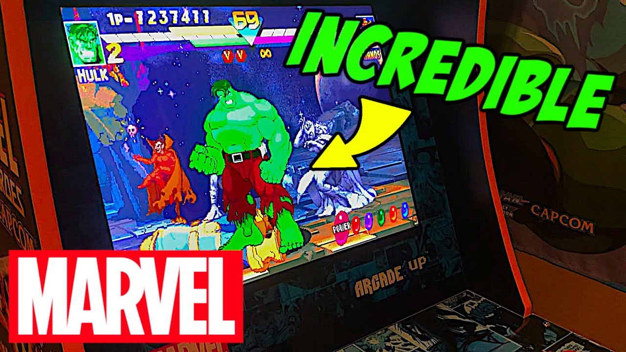 [Marvel Super Heroes] Hulk Playthrough on Arcade - YouTube