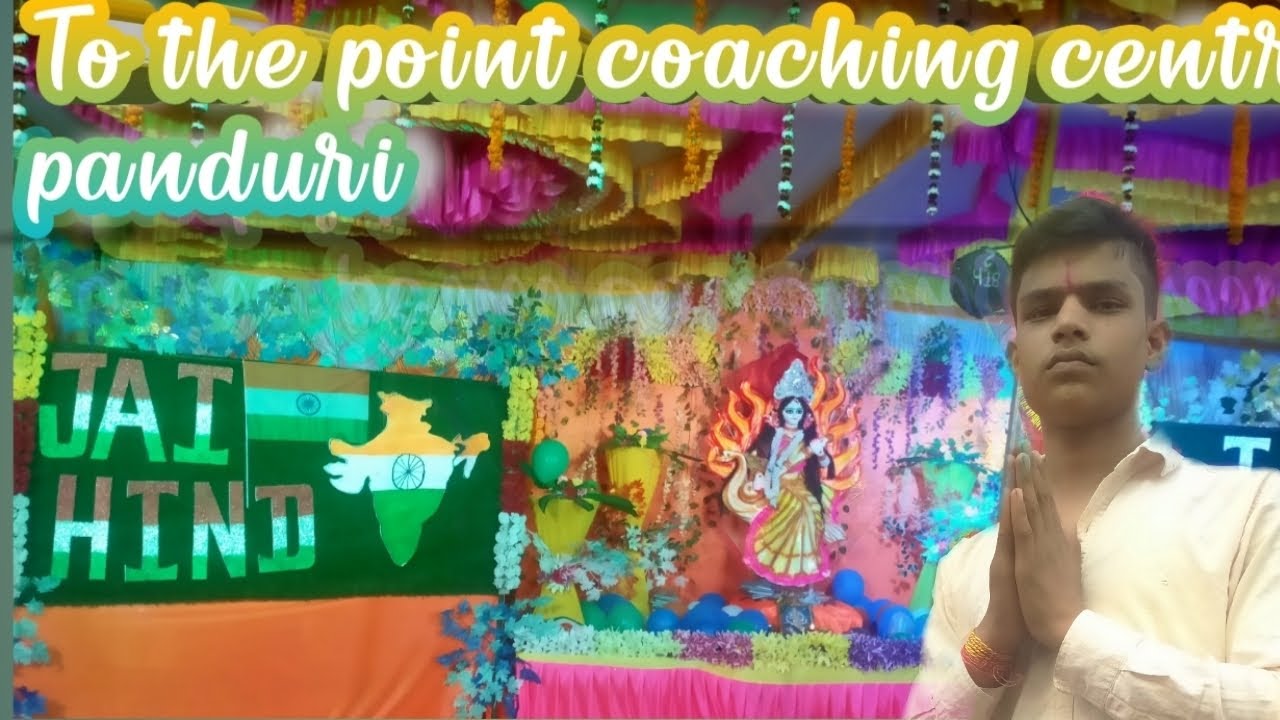 # To the point coaching centre panduri सरस्वती पूजा पंडाल panduri 2023 ...
