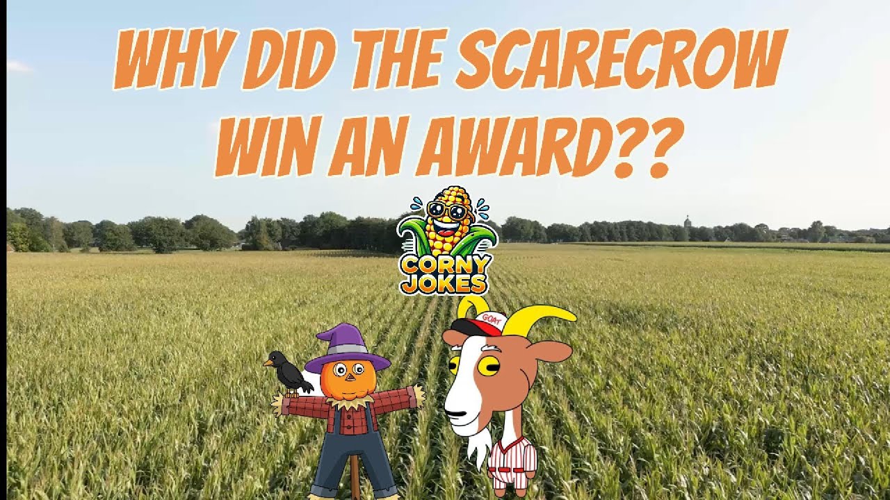 Why Did the Scarecrow Win An Award | #cornyjokes #viraljokes - YouTube