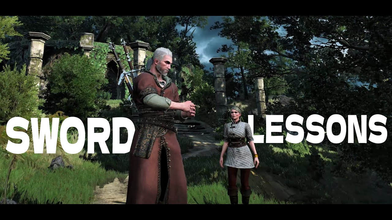 Sword Lessons with Rosa var Attre | Geralt of Rivia | Est Tayiar ...