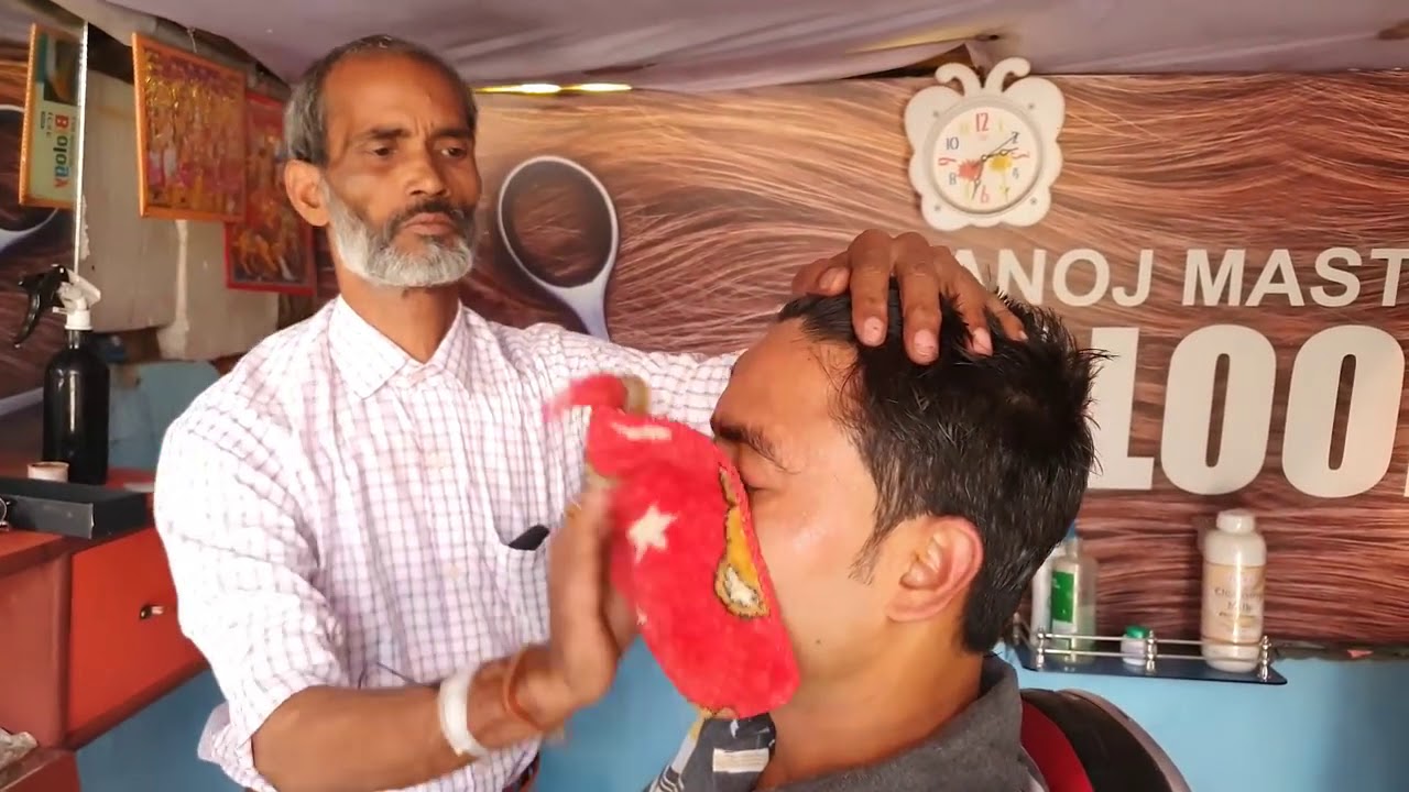 Manoj master |Indian Barber| |Asmr| - YouTube