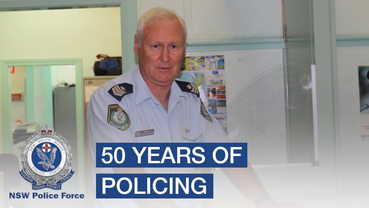 Congratulations Jack on 50 Years of Policing - NSW Police Force - YouTube