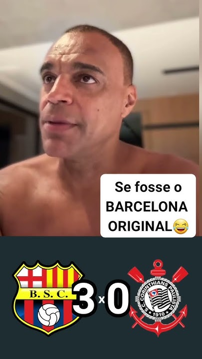 A sorte que foi o Barcelona genérico ja pensou se fosse o Original #barcelona - YouTube