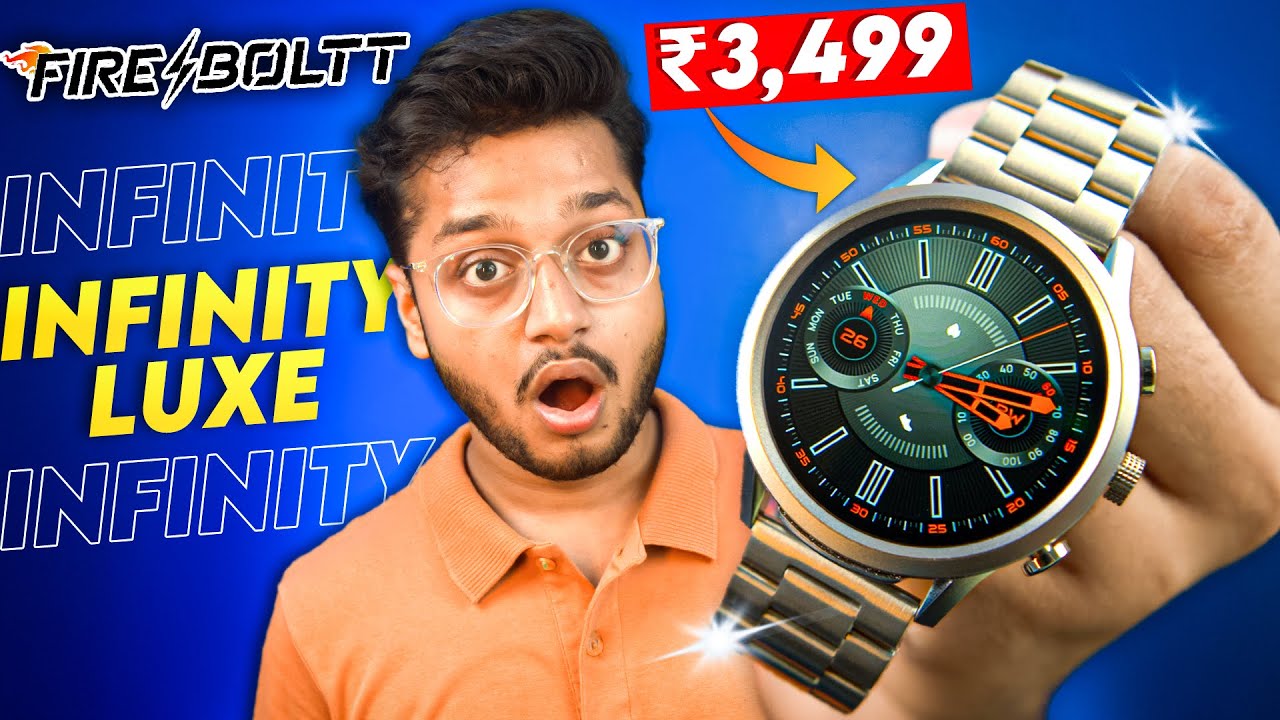 The Most LUXURY Smartwatch | Fireboltt Infinity Luxe Unboxing & Review ...