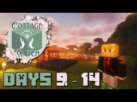 COTTAGE WITCH || Days 9-14 || Minecraft Modpack Full-Play - YouTube