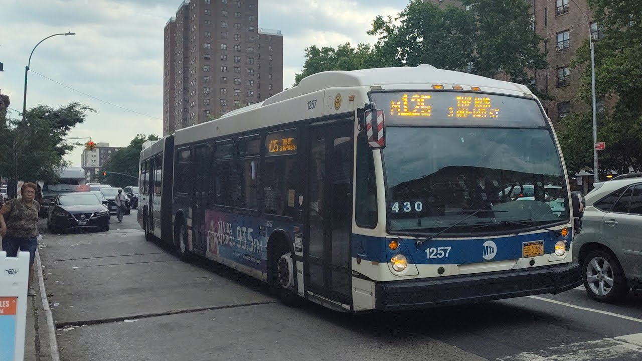 (RARE LOAN) MTA NYCT Bus: 2010 Novabus LFSA #1257 on the M125 @ East ...