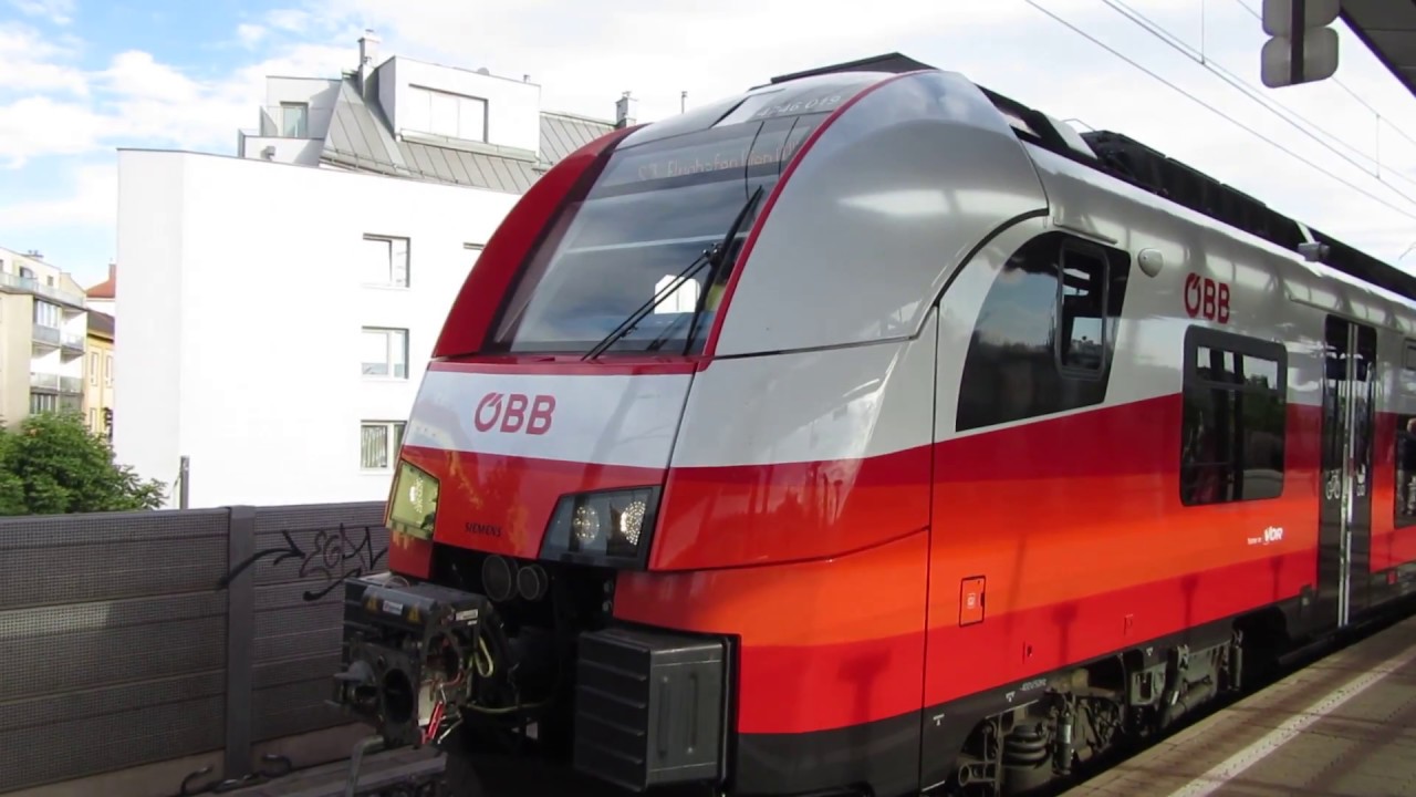 ÖBB Cityjet Desiro ML 4746 (Main Line) Depart Wien Geiselbergstraße ...