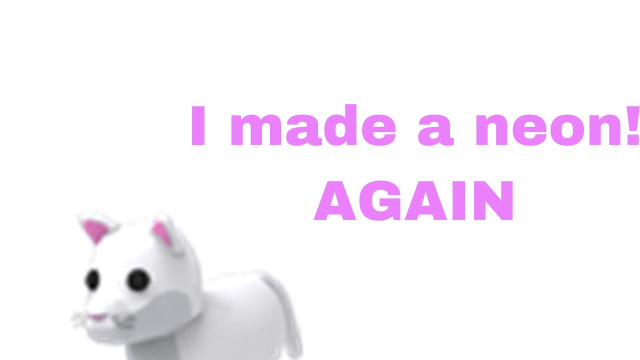 I made a neon snow puma 😱 (ROBLOX ADOPT ME) - YouTube