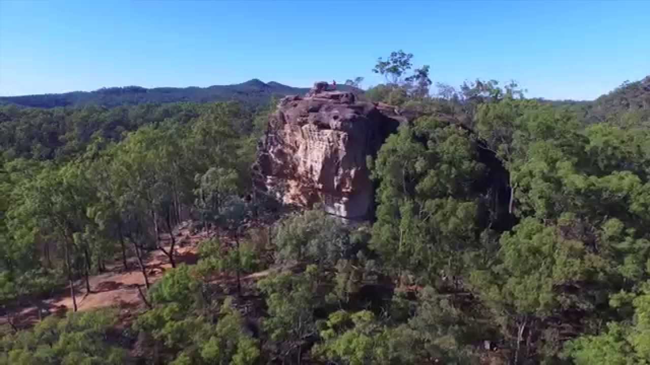 White Rock Spring Mountain National Park Lookout flyover with DJI ...