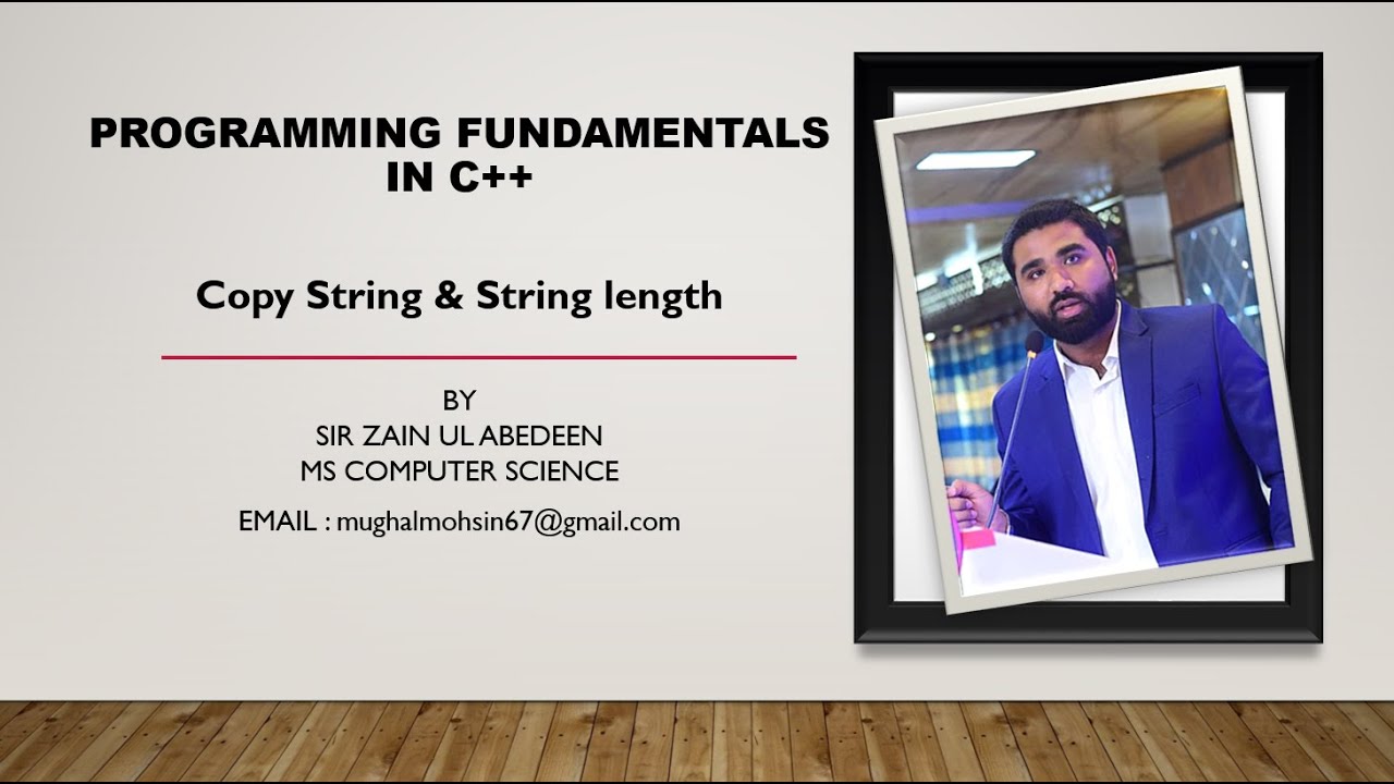 C Copy String Function And String Legth Function Youtube 4431