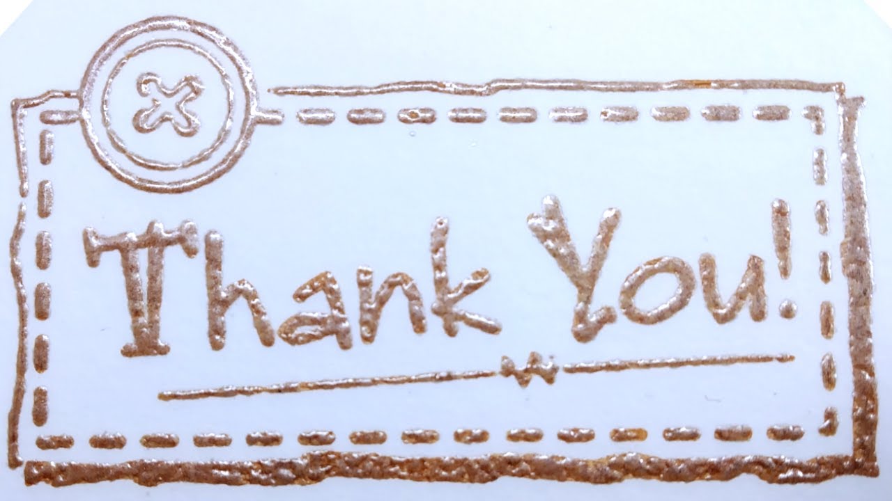 Como hacer relieve en caliente / Embossing - YouTube