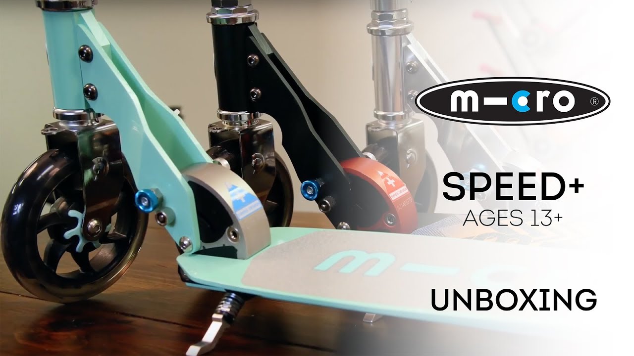 Micro Speed + Scooter Unboxing | by Micro Kickboard - YouTube