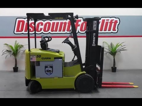CLARK ECG25 5000 lbs Electric 43FB - Electric Sit-Down Forklift for ...