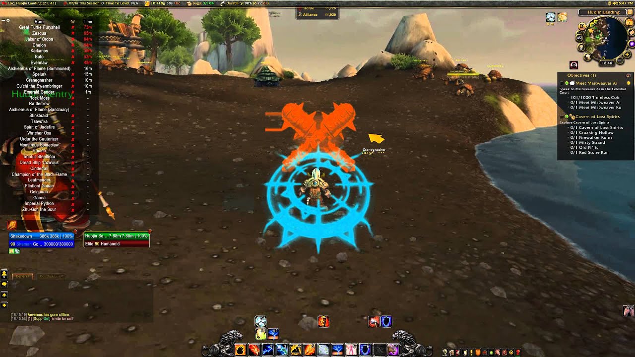 WeakAuras self buff warnings for Shaman - YouTube