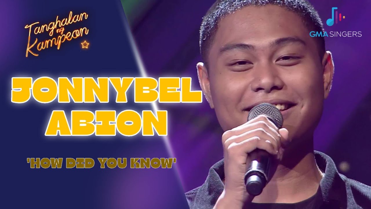 Jonnybel Abion's MELLOW performance of 'Handog'! | Tanghalan Ng Kampeon 3 - YouTube