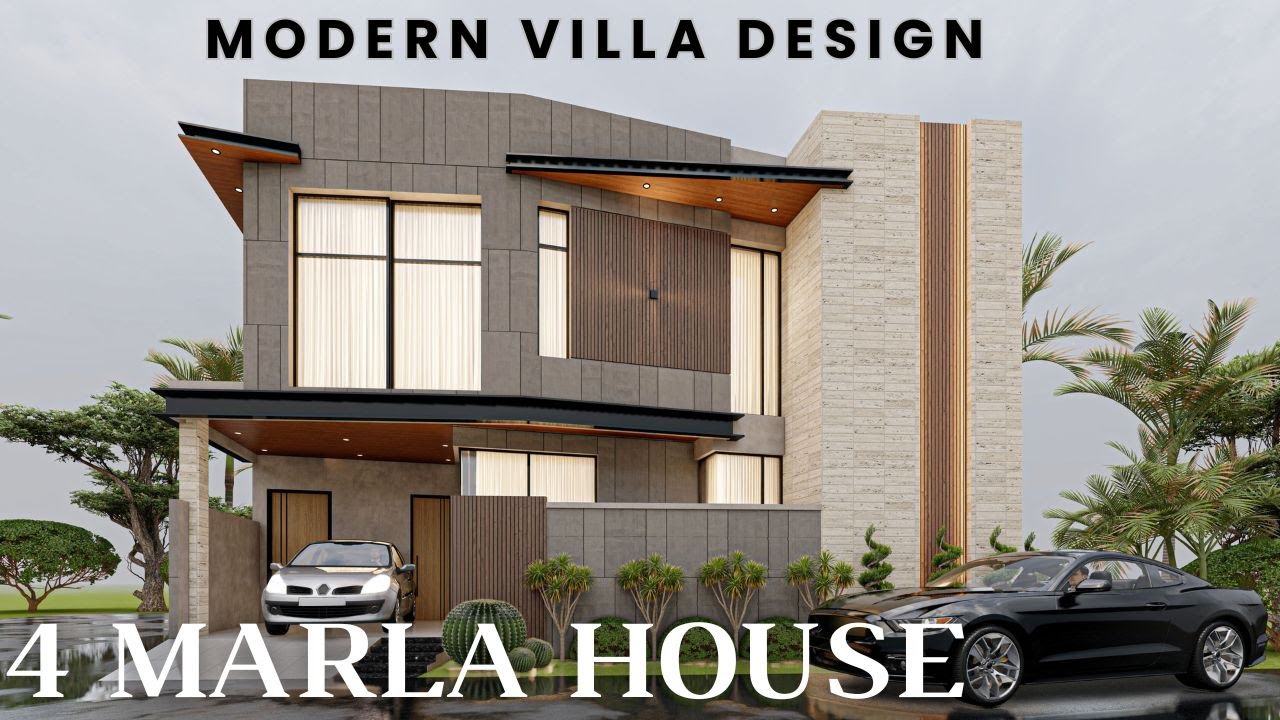 Modern | 4 MARLA HOUSE | ELEVATION DESIGN - YouTube