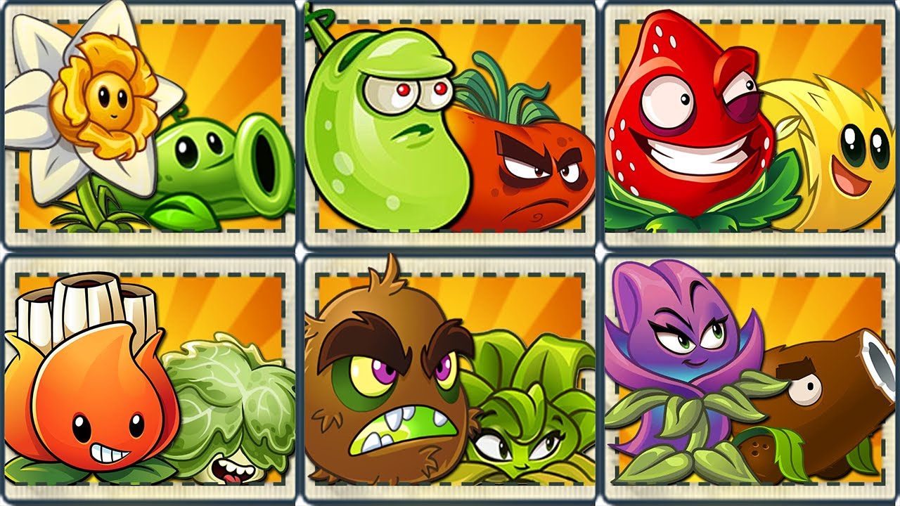 (Plants Vs Zombies 2) Pvz2 Team RANDOM Premium Plants Power-Up! vs ...