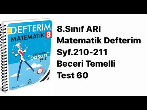 8.SINIF ARI DEFTERİM S.210-211 BECERİ TEMELLİ SORULAR TEST 60