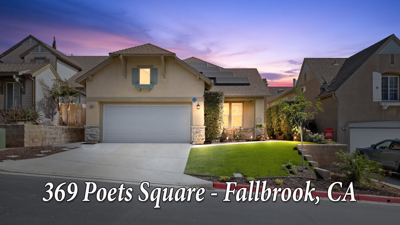 369 Poets Square - Fallbrook, CA - YouTube