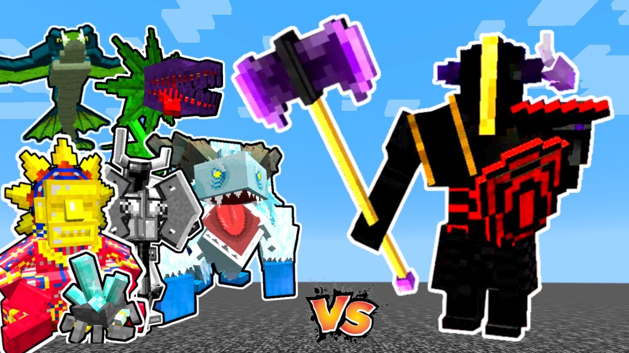 Maelstrom Champion Vs Mowzie's Mobs in Minecraft - YouTube