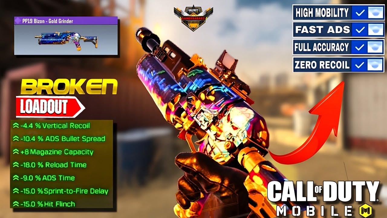 Best PP19 BIZON Loadout For Codm // Fast ADS + No RECOIL // Call Of ...
