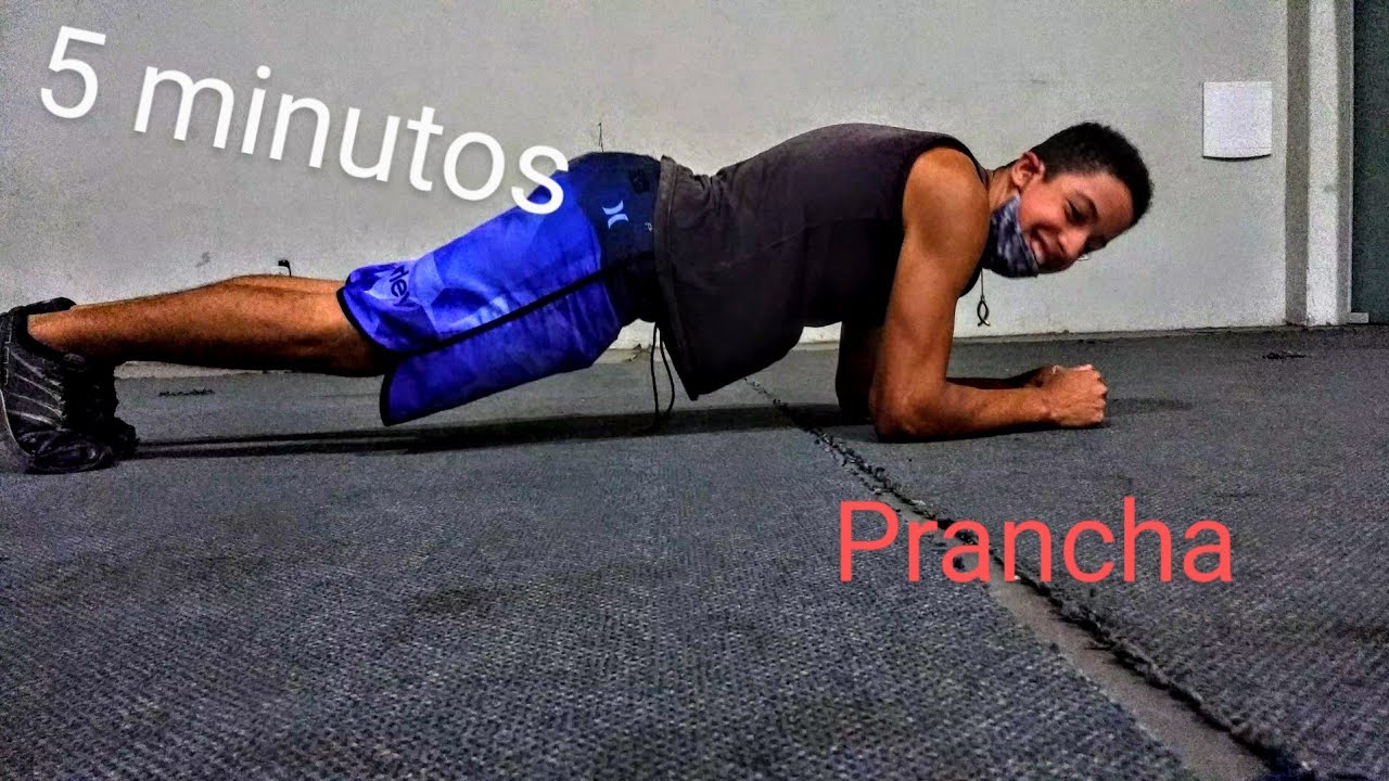 Desafio (prancha 5 minutos) - YouTube
