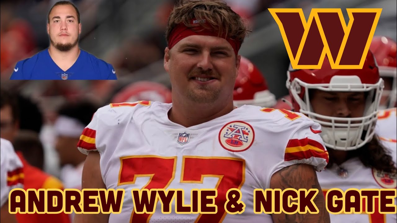 THE WASHINGTON COMMANDERS SIGN C NICK GATES & RT ANDREW WYLIE TO A 3YR ...