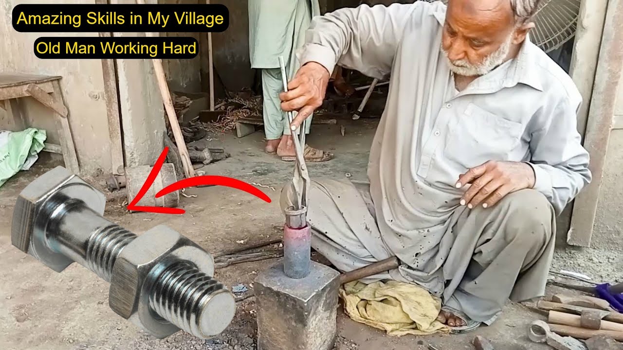 Amazing Skills Old Man | Stone Crusher Parts | Jaw Crusher Machine ...