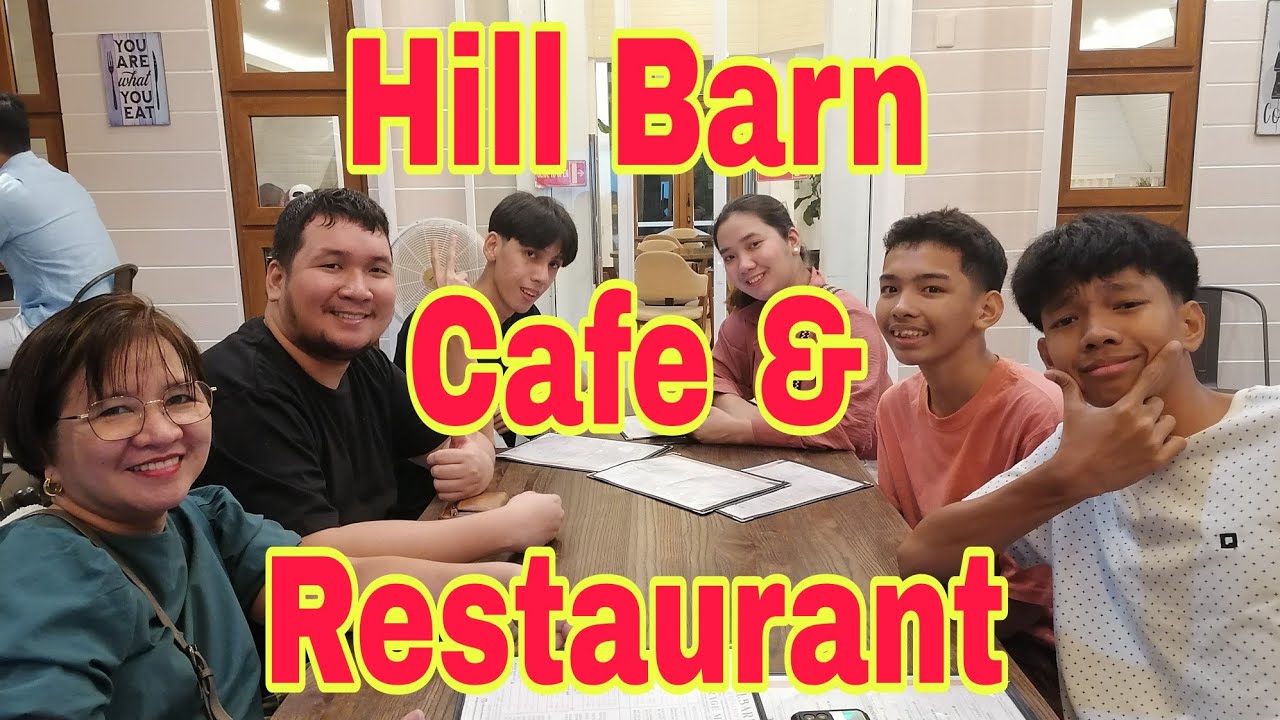 Hill Barn Cafe & Restaurant In Tagaytay! - YouTube