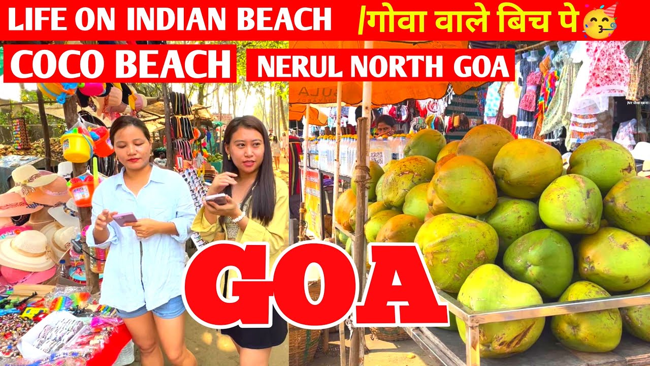 COCO BEACH -NORTH GOA,ये बीच को क्या हुआ 😱#beach#travel#watersport ...