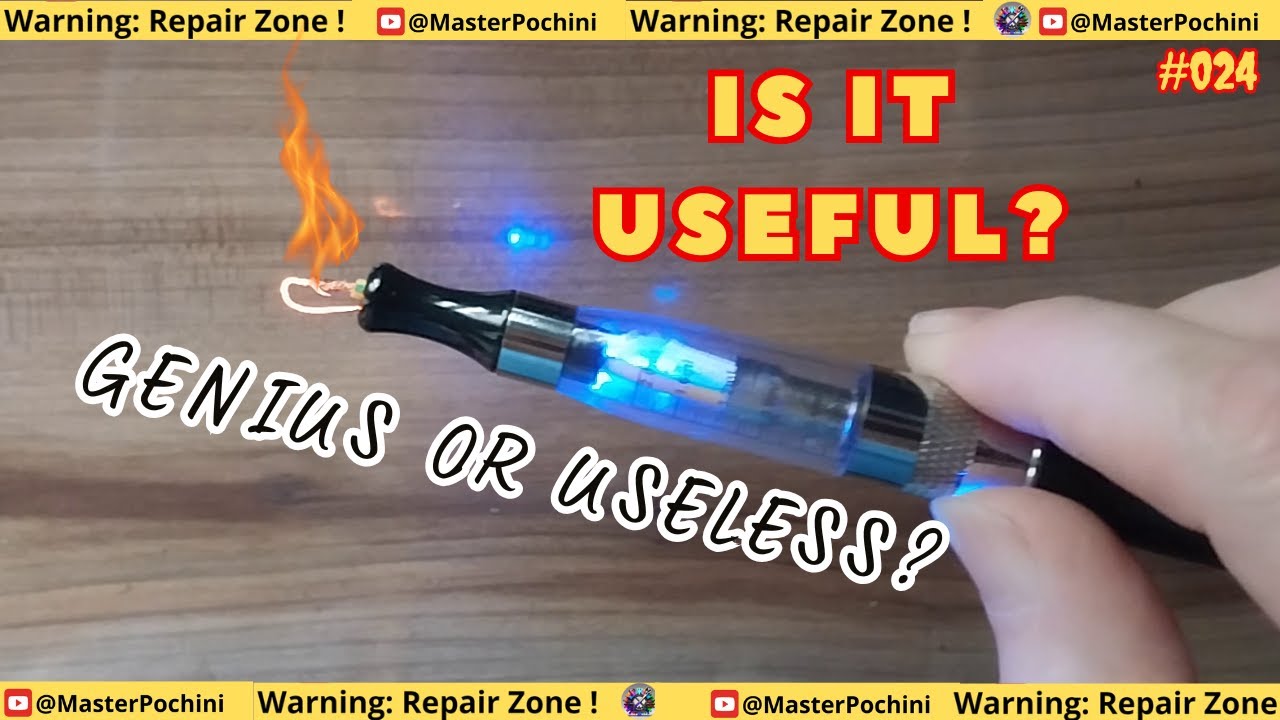 A Vape Flashlight? Boring! Turned it into a lighter and here's what ...