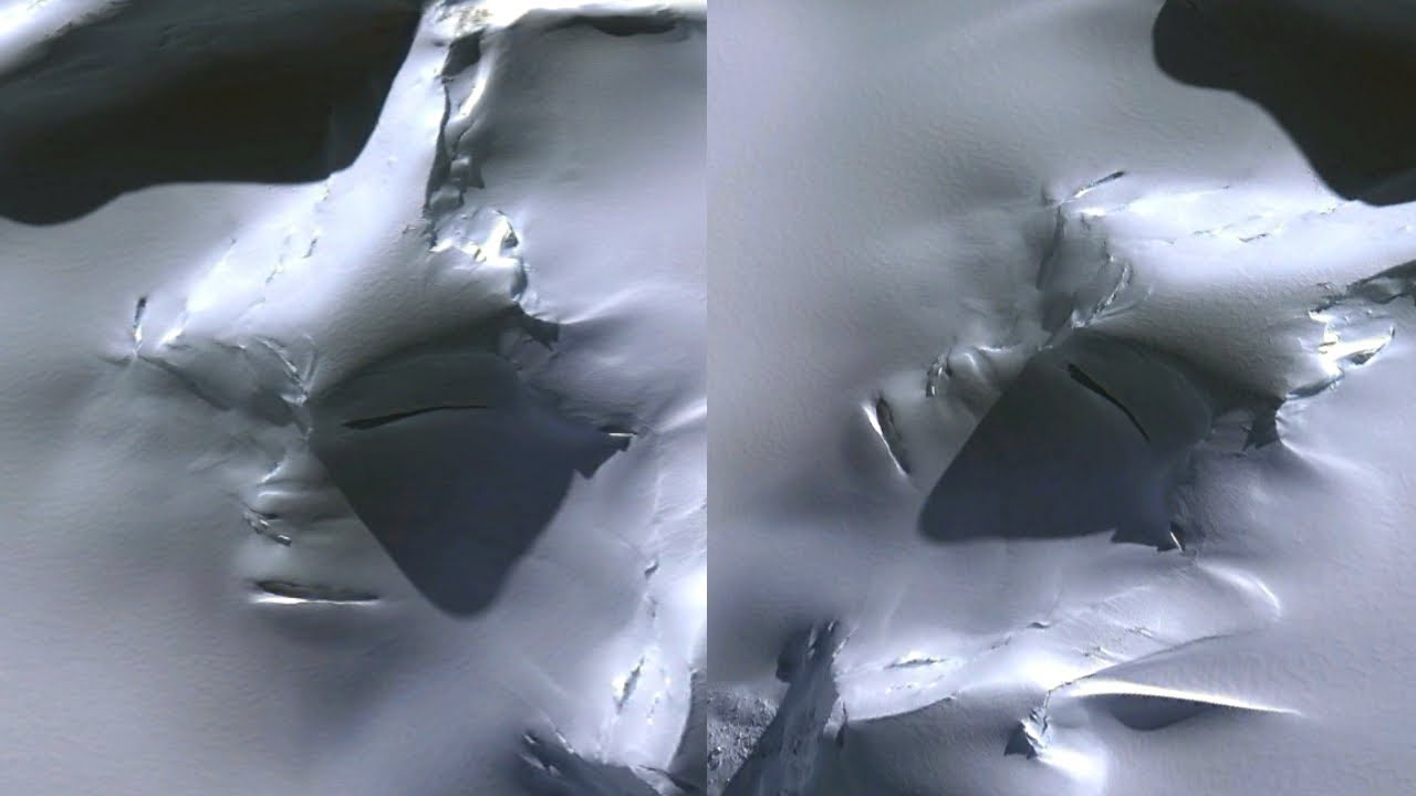 Massive Ancient "Alien Face" Structure Discovered in Antarctica on ...