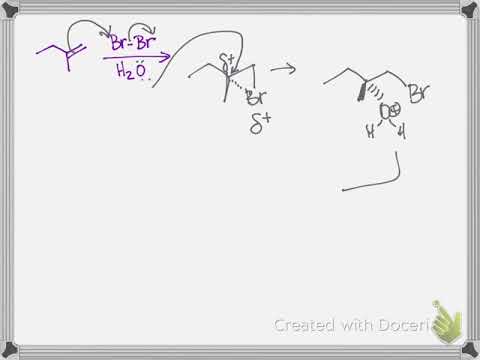 bromohydrin formation mechanism - YouTube