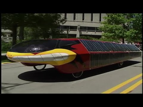 KCCI Archive: ISU students raced solar car in 1993 - YouTube