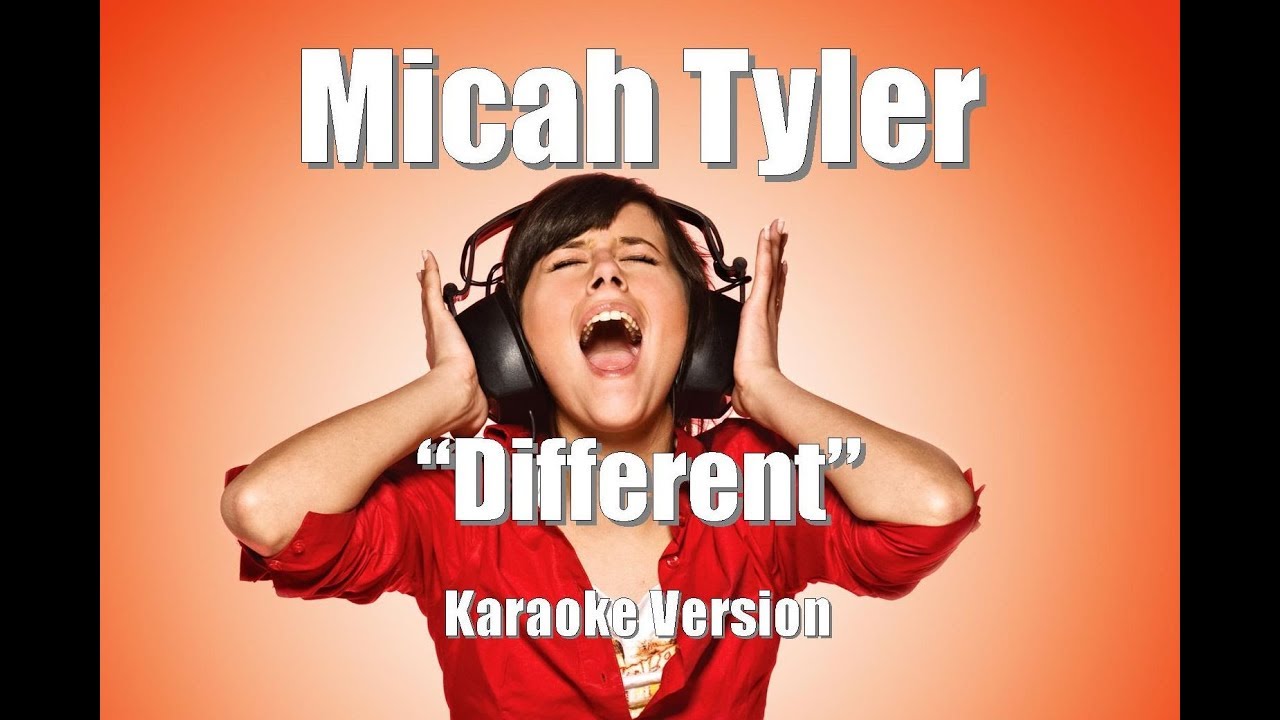 Micah Tyler "Different" (BackDrop Christian Karaoke) - YouTube