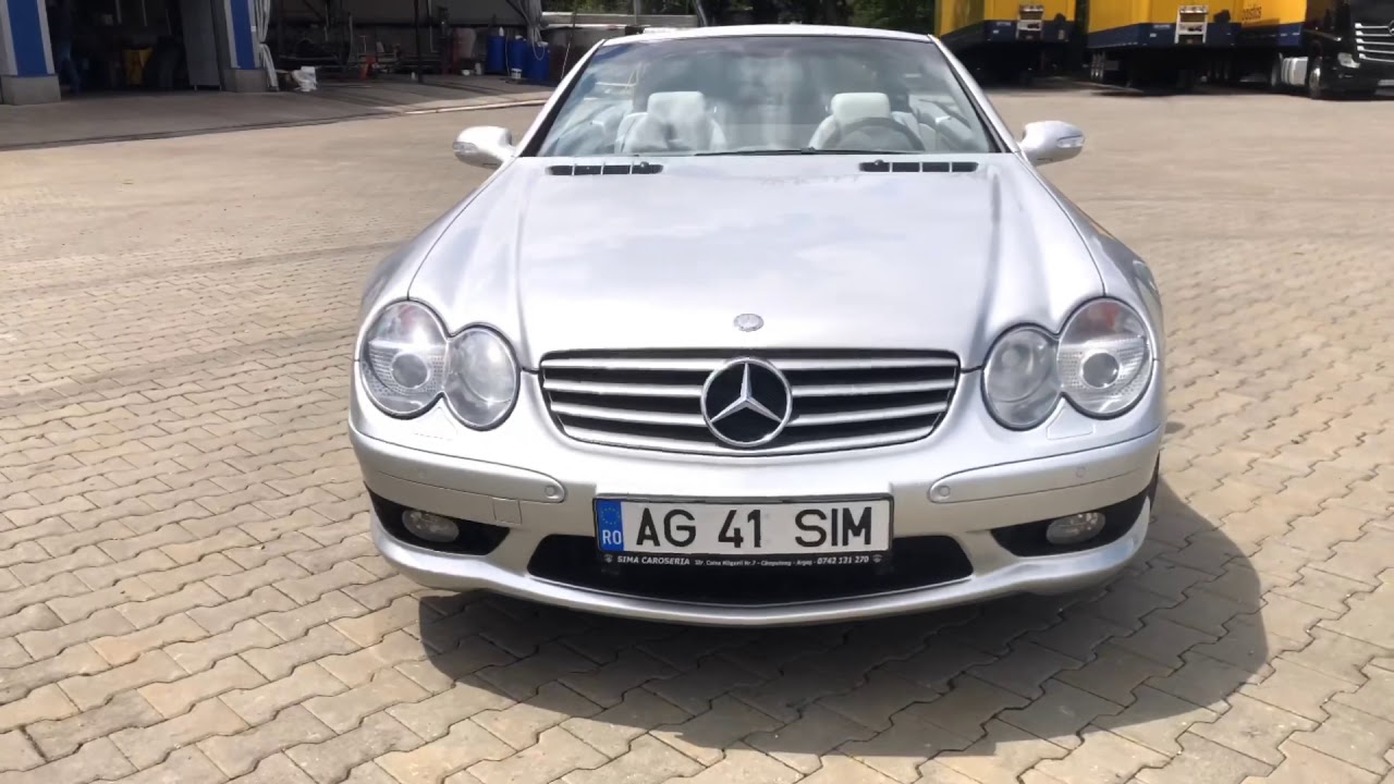 MERCEDES SL55 AMG 20" BRABUS MONOBLOCK VI 2-PIECE WHEELS - YouTube