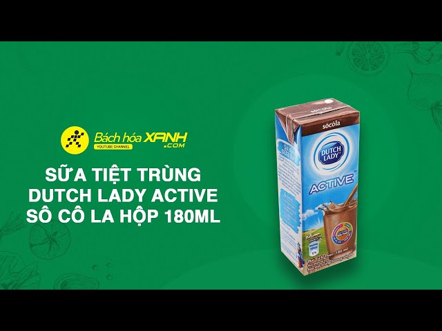 4 hộp sữa socola Dutch Lady 180ml giá tốt tại Bách hoá XANH