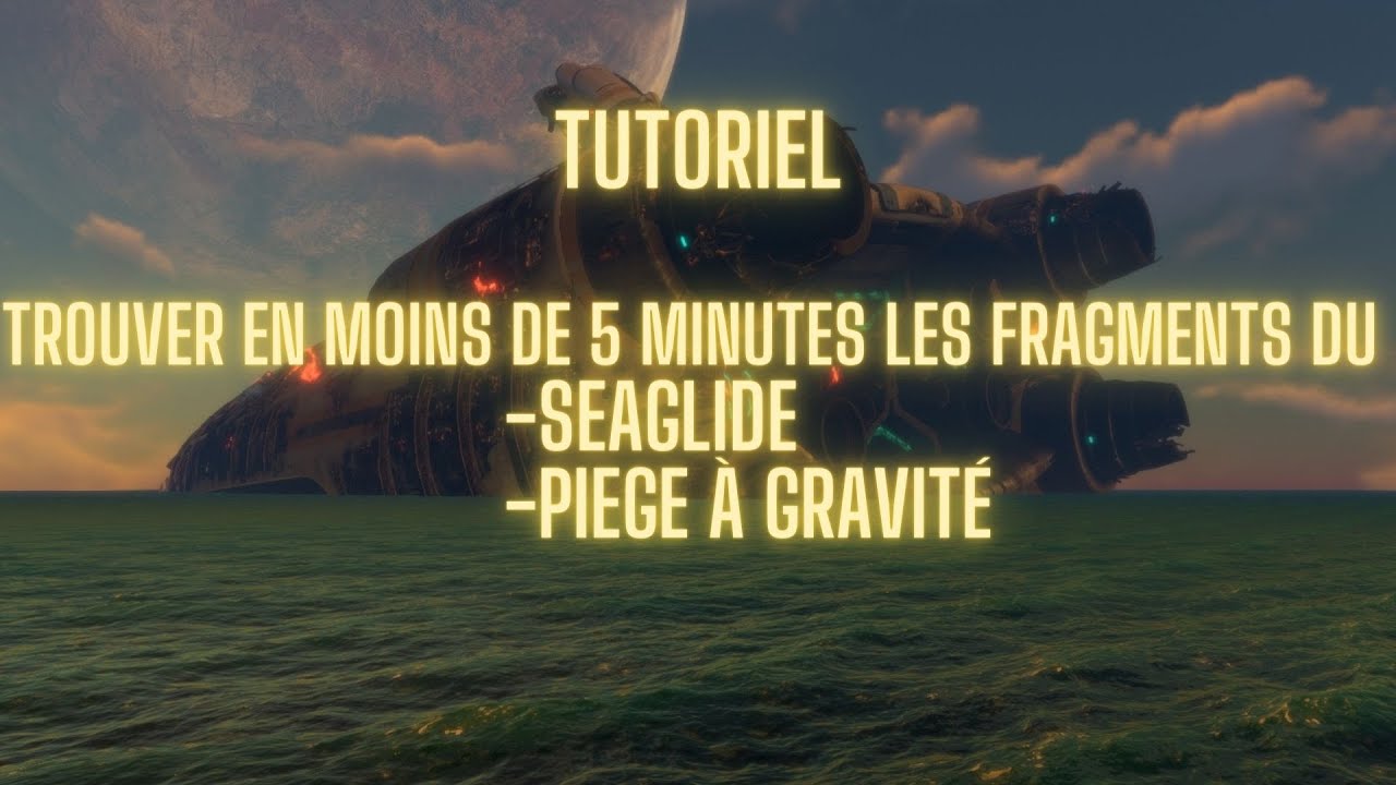 Tuto Subnautica : trouver facilement le Seaglide et le Piège gravité ...