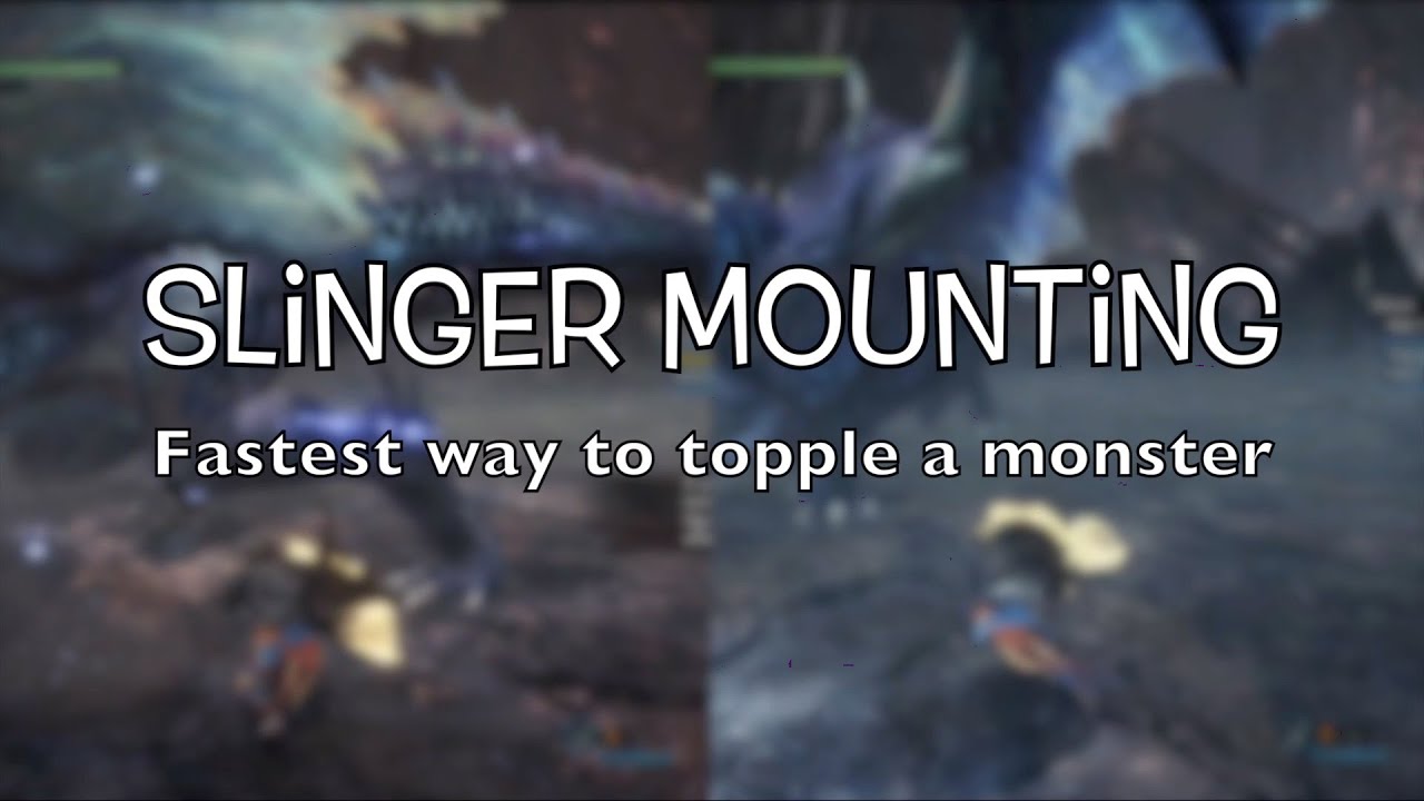 Slinger Mounting - Monster Hunter World: Iceborne - YouTube