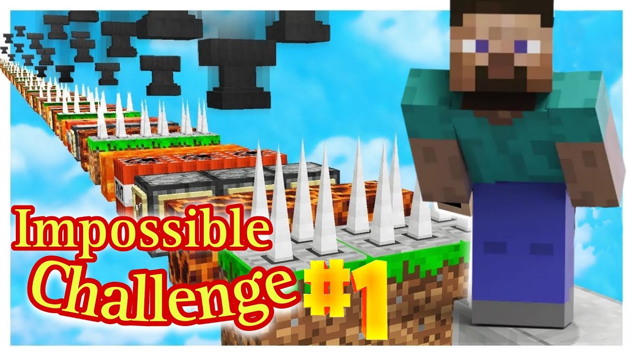 Minecraft impossible challenges (Powers)#1 #trending #minecraft - YouTube