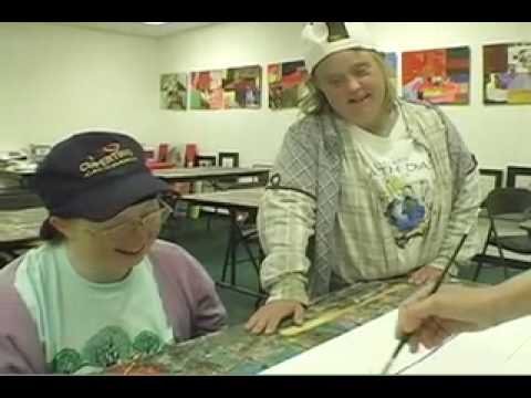 Group Art Classes For Special Needs - YouTube
