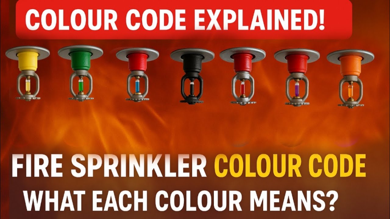 Fire sprinkler colour code Fire Sprinkler - YouTube