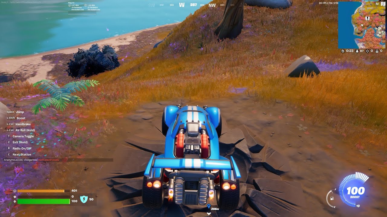 Perform a 720 front or back flip in the air with an Octane Fortnite ...